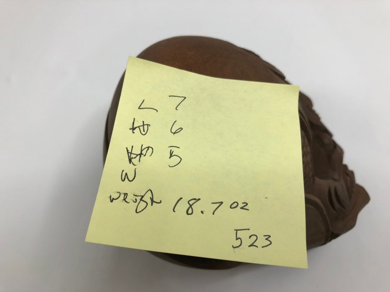 Mokugyu Wooden Fish Drum Antique Japanese Buddhist Carved Chanting ...