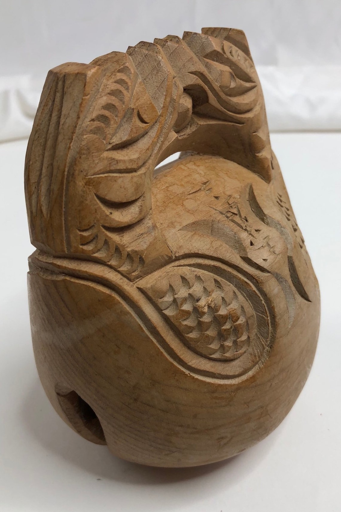 Mokugyo/ Wooden Fish Drum/ Antique Japanese Buddhist Carved | Etsy