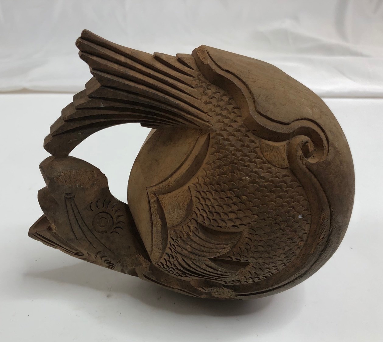 Mokugyo/ Wooden Fish Drum/ Antique Japanese Buddhist Carved | Etsy