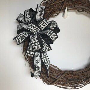 Greek Key Wired Ribbon - Etsy