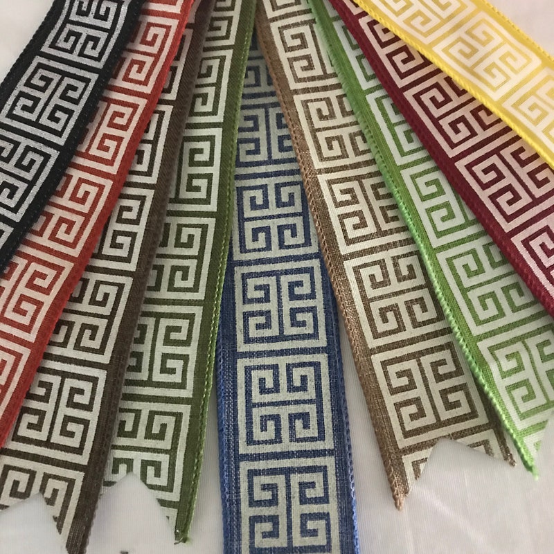 Greek Key Ribbon - Etsy