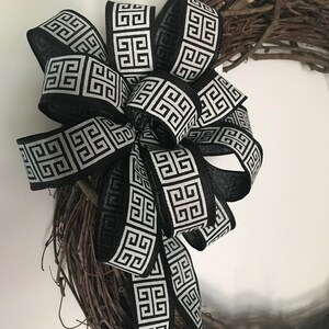 Greek Key Wired Ribbon - Etsy