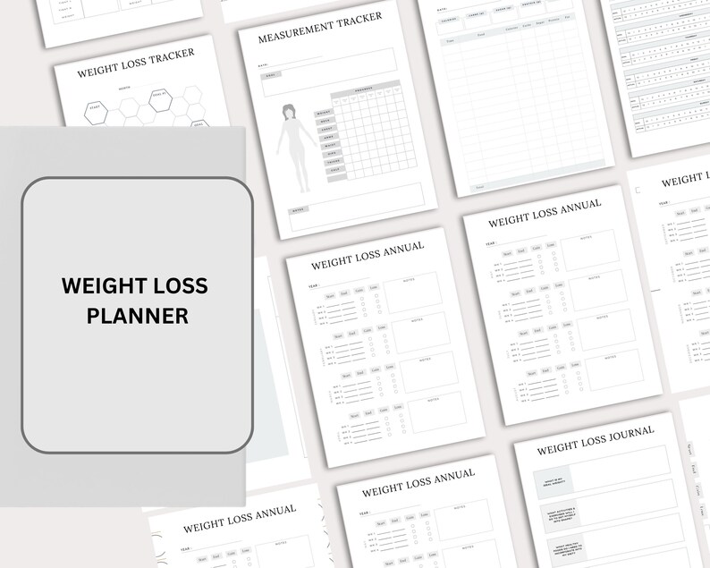 Weight Loss Planner, Health Journal, Fitness Tracker, Meal Planner ...