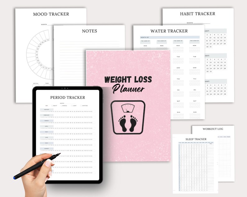 Weight Loss Planner, Health Journal, Fitness Tracker, Meal Planner ...
