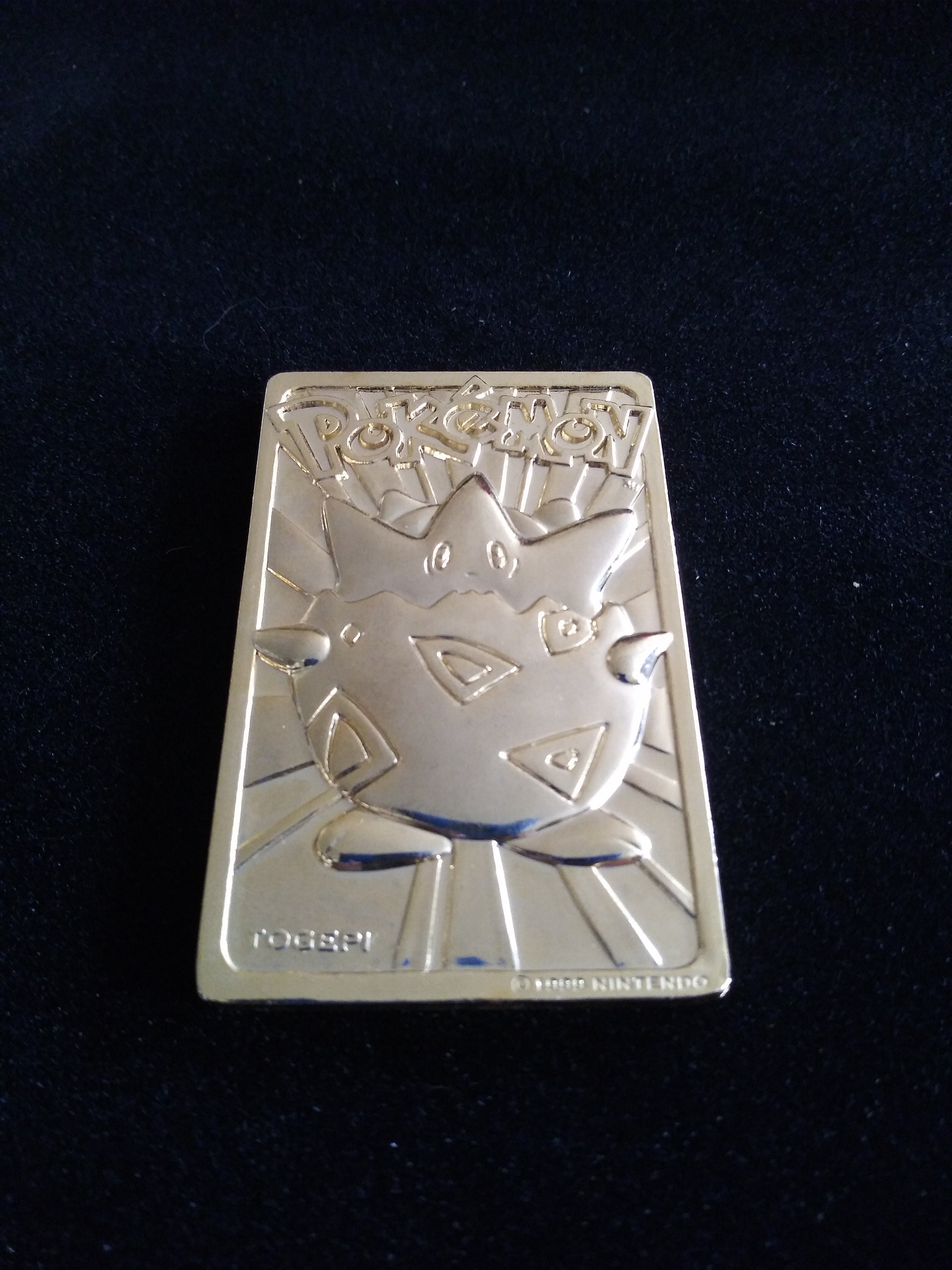 Pokemon 23k Gold Plated Card - Etsy