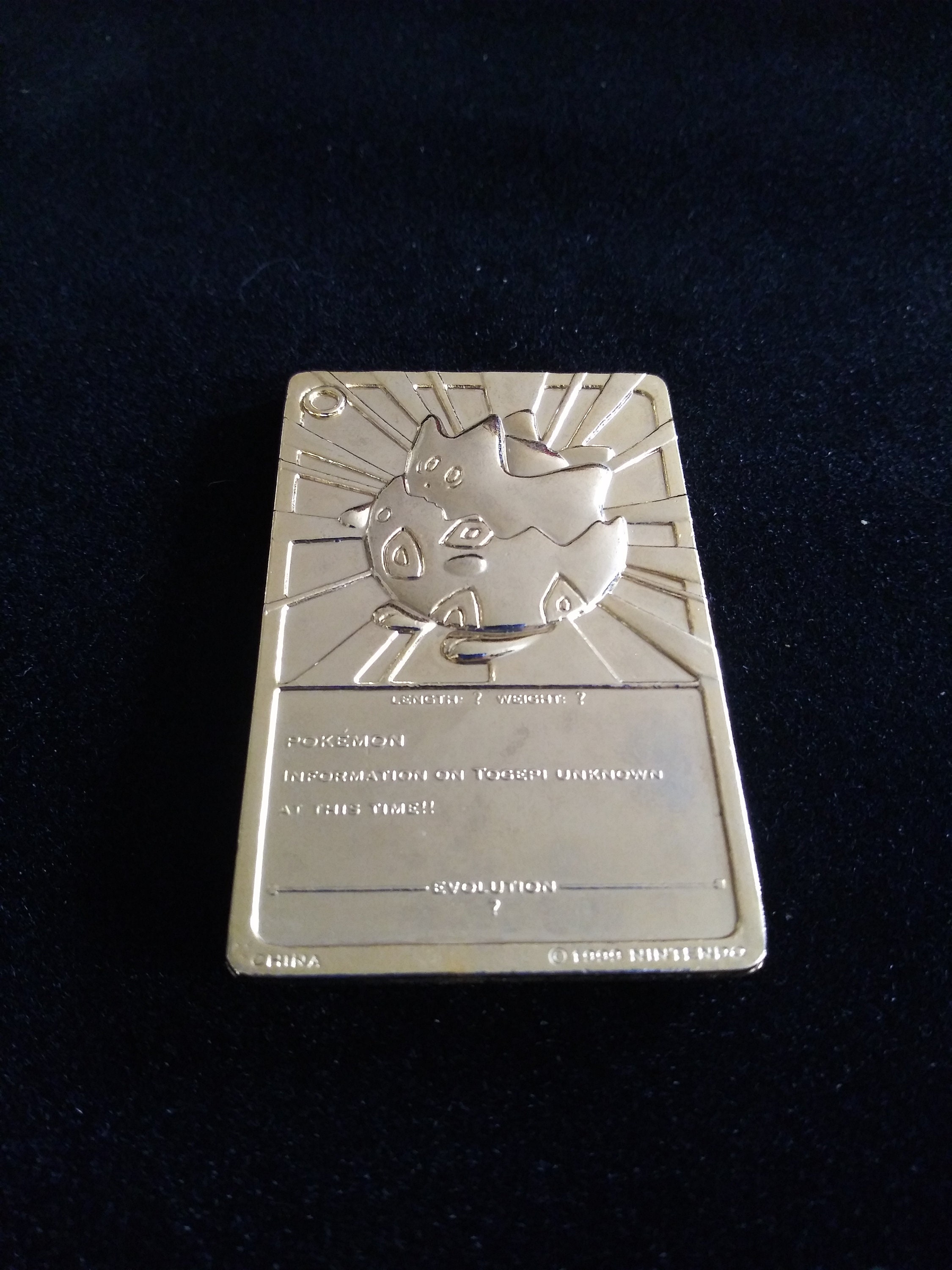 Pokemon 23k Gold Plated Card - Etsy