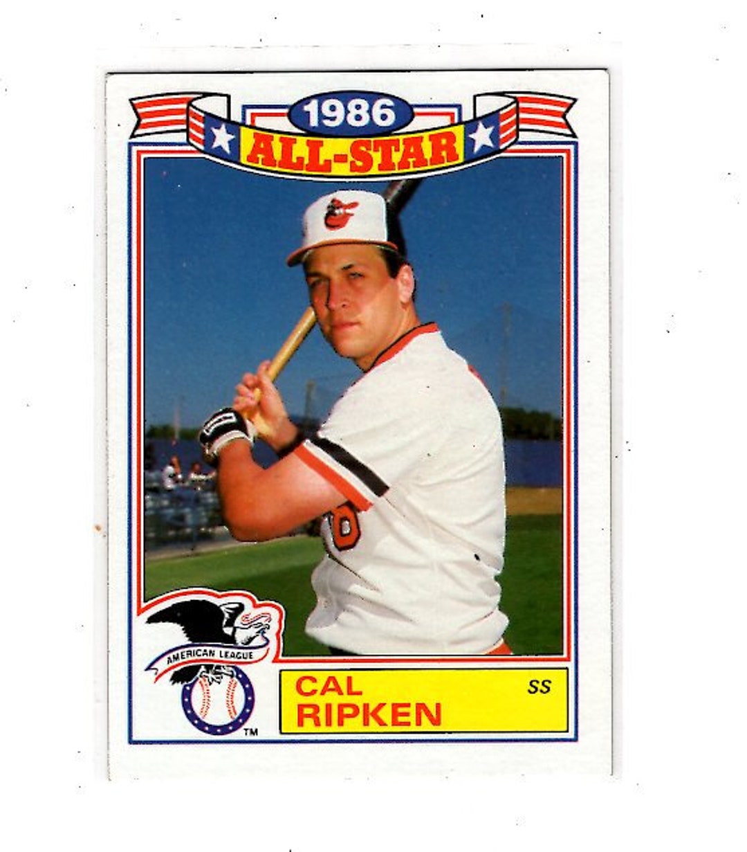 Cal Ripken Jr. 1987 Topps 1986 All Star Game Baseball Card 16 - Etsy