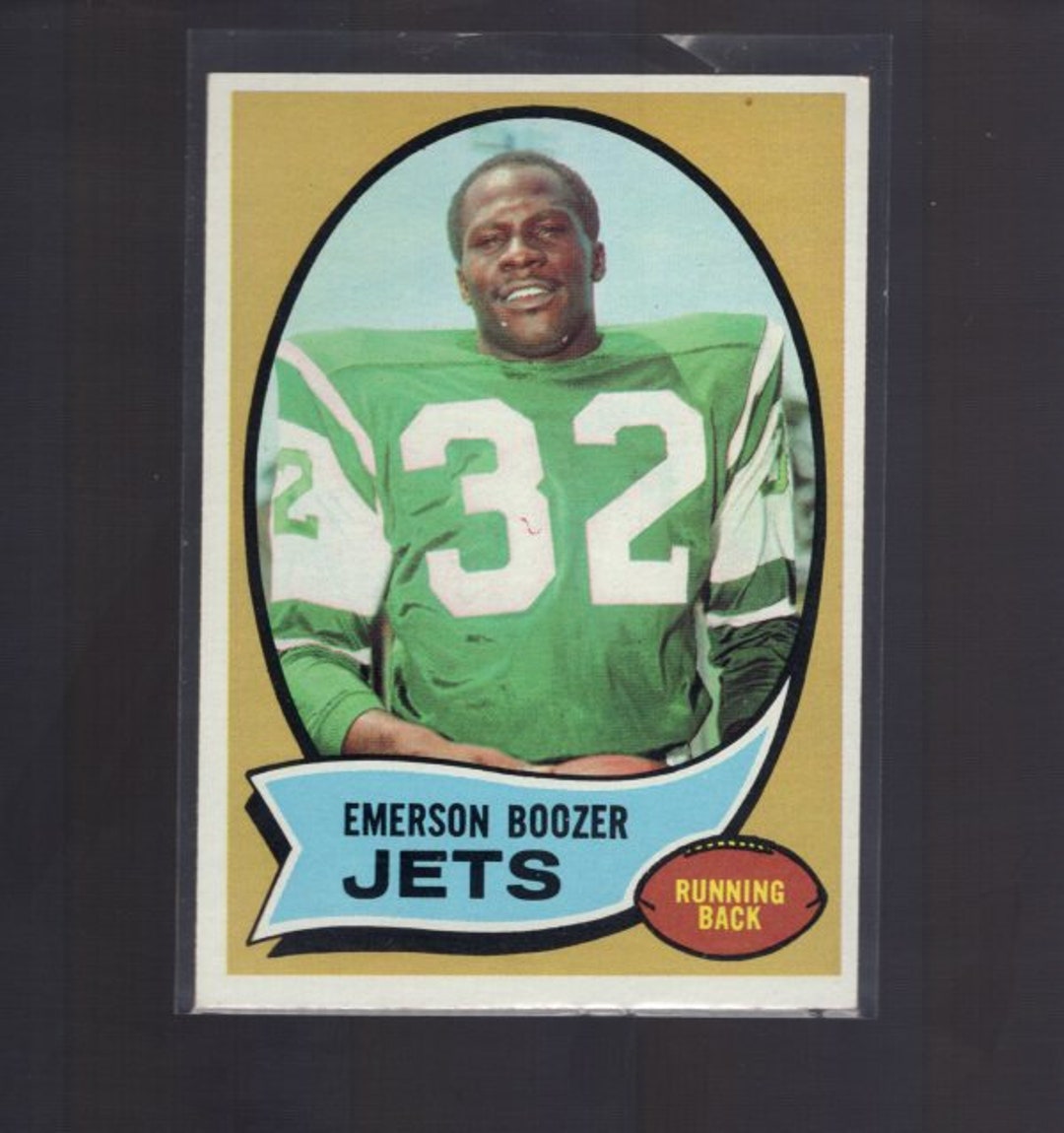 Emerson Boozer 1970 Topps Football Card 128 New York Jets - Etsy