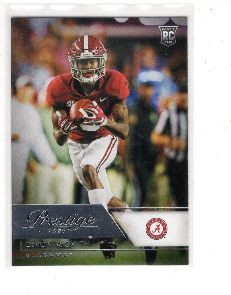 Devonta Smith RC 2021 Panini Chronicles Prestige Rookie Card #84 ...