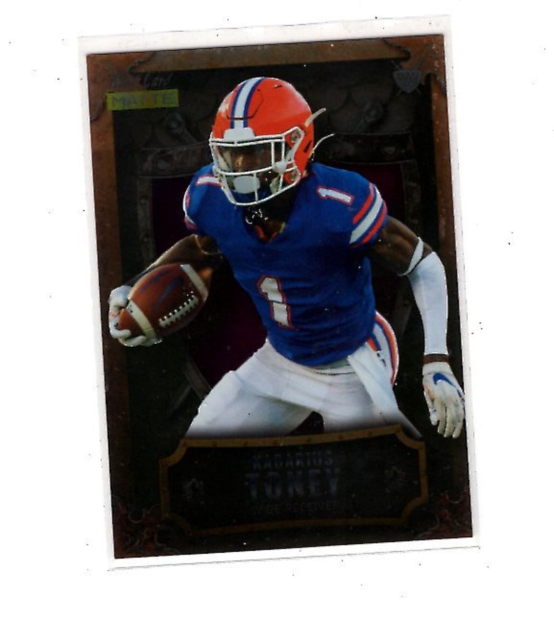 Kadarius Toney RC 2021 Wild Card Matte Football Rookie Card - Etsy