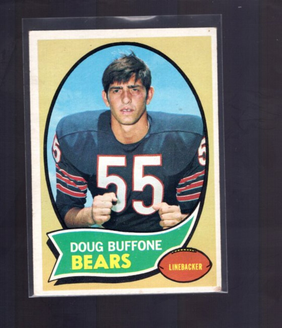Doug Buffone 1970 Topps Football Card 163 Chicago Bears - Etsy