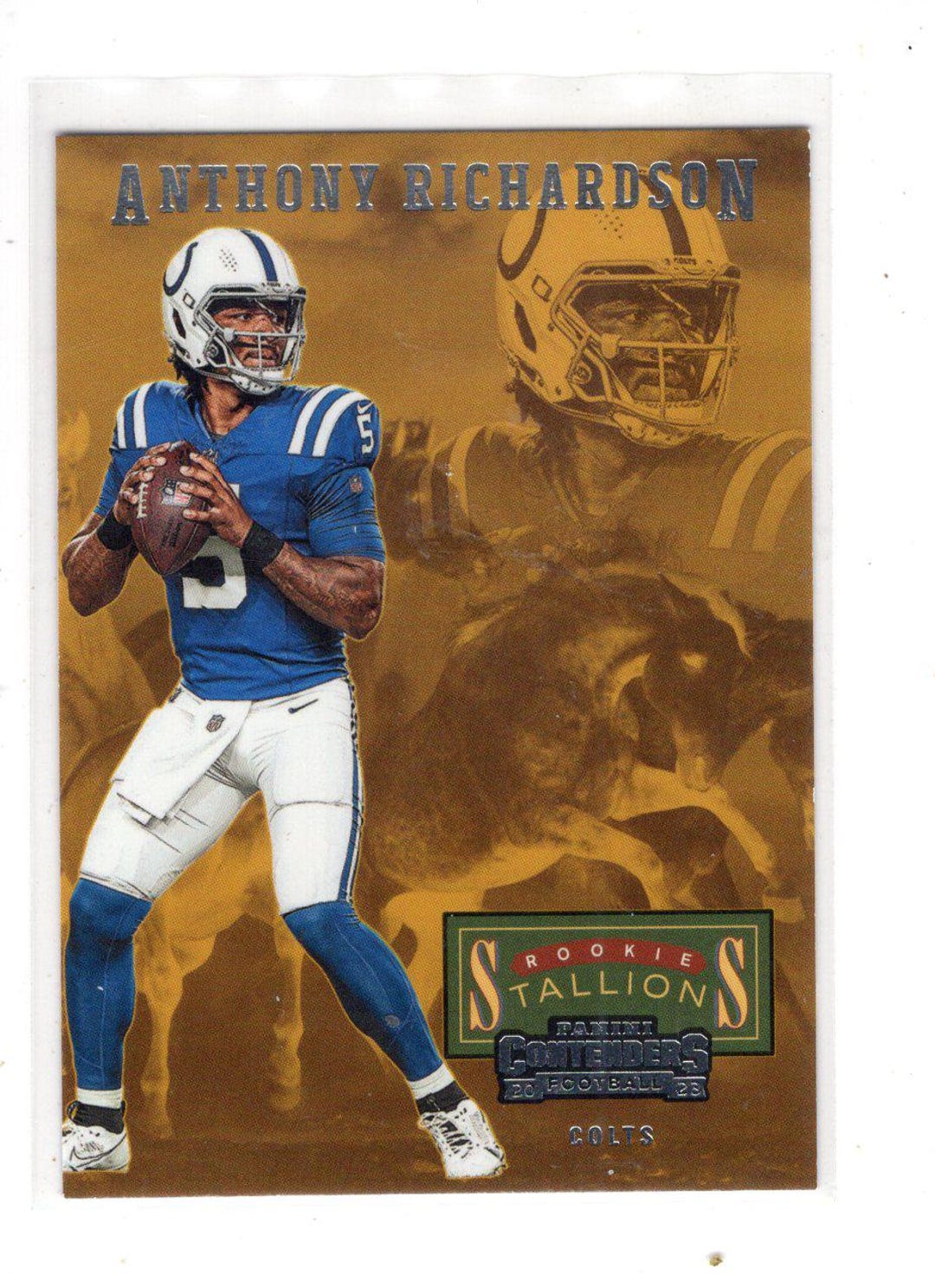 Anthony Richardson RC 2023 Panini Contenders Rookie Stallions Rookie ...