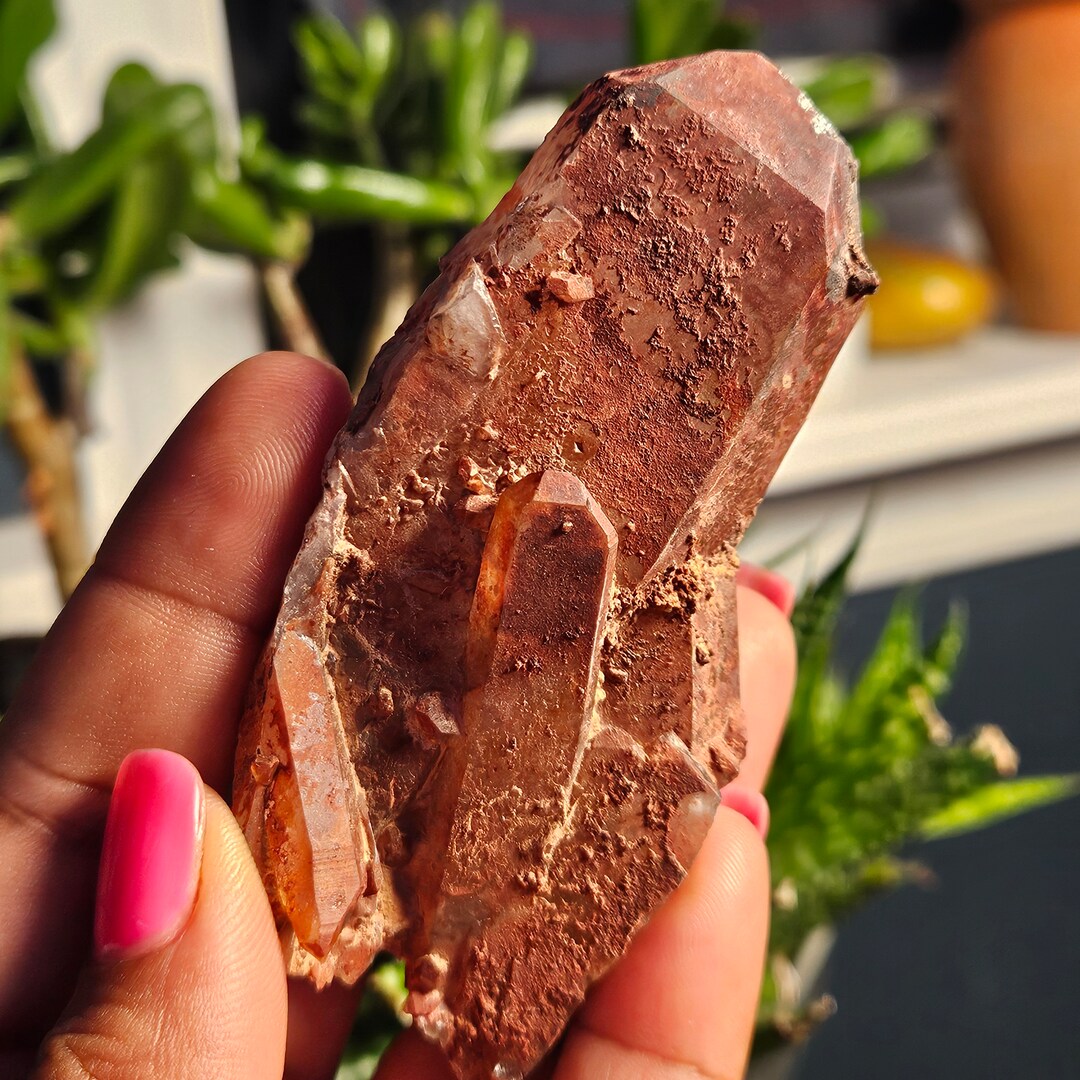 Red Hematite Quartz - Etsy