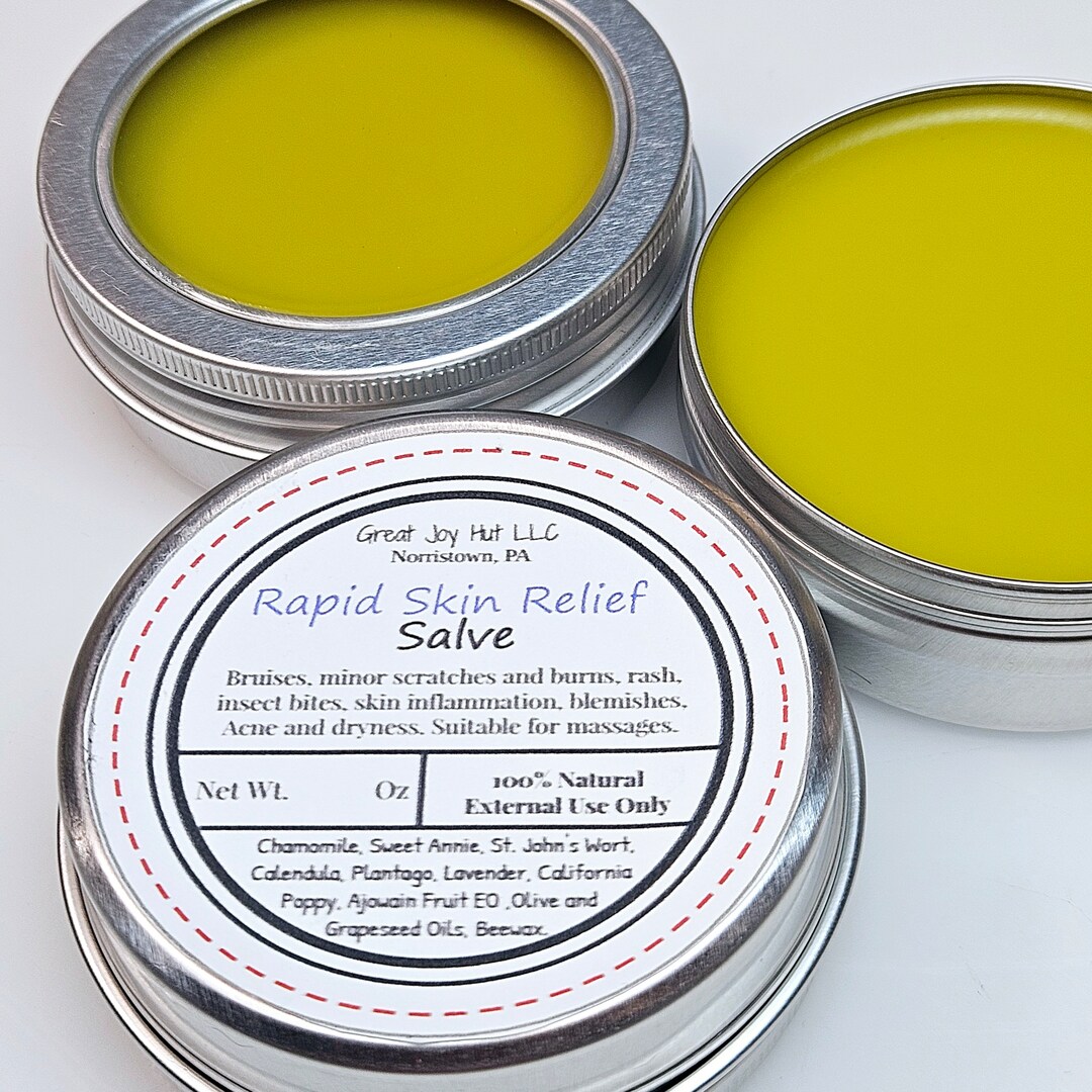 Rapid Relief Skin Salve | 100% Natural | No Fragrance - Etsy