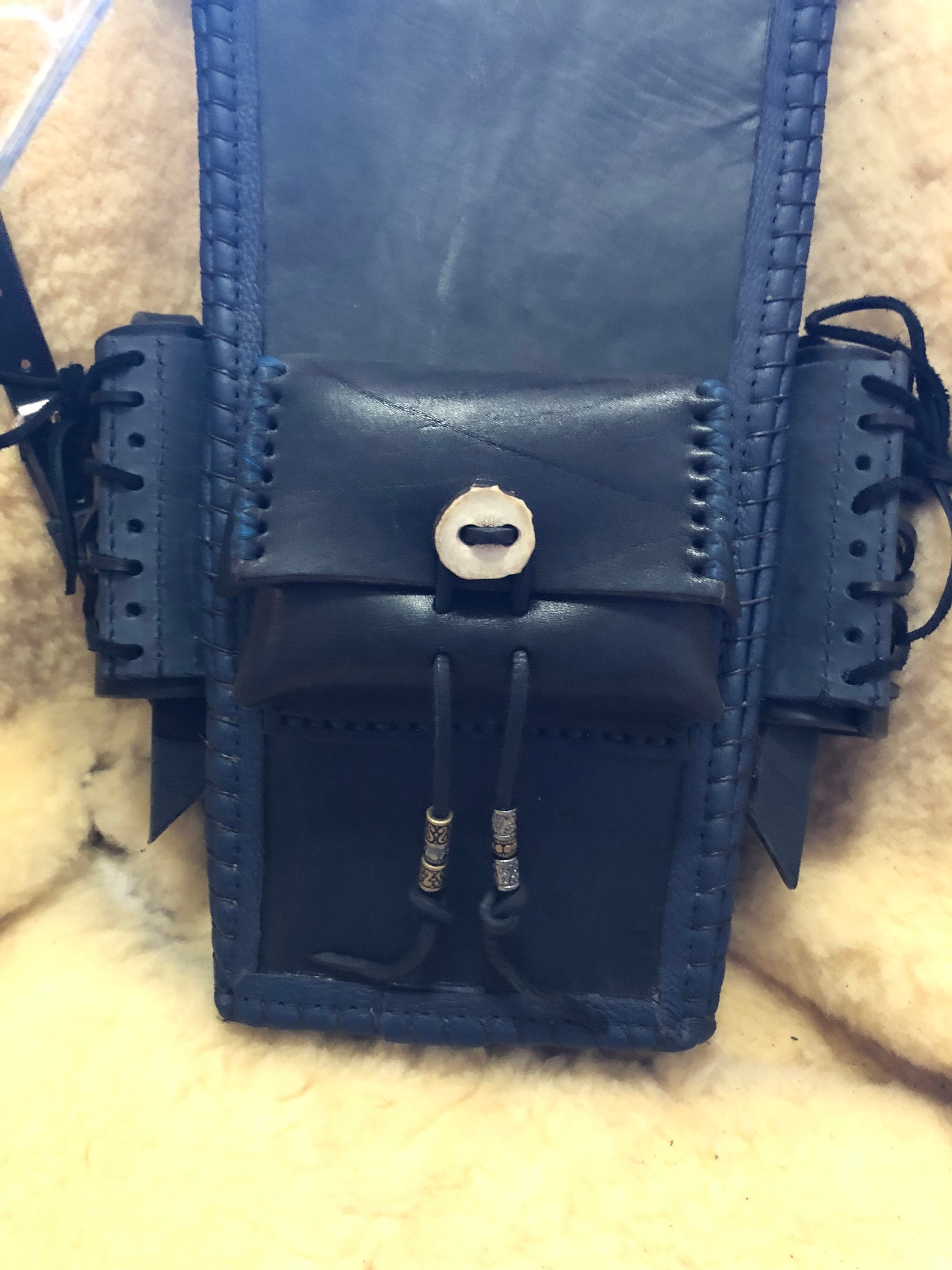 Leather Backpack Quiver Back Quiver LARP Quiver | Etsy