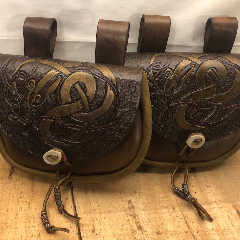 Viking Belt Pouch - Etsy