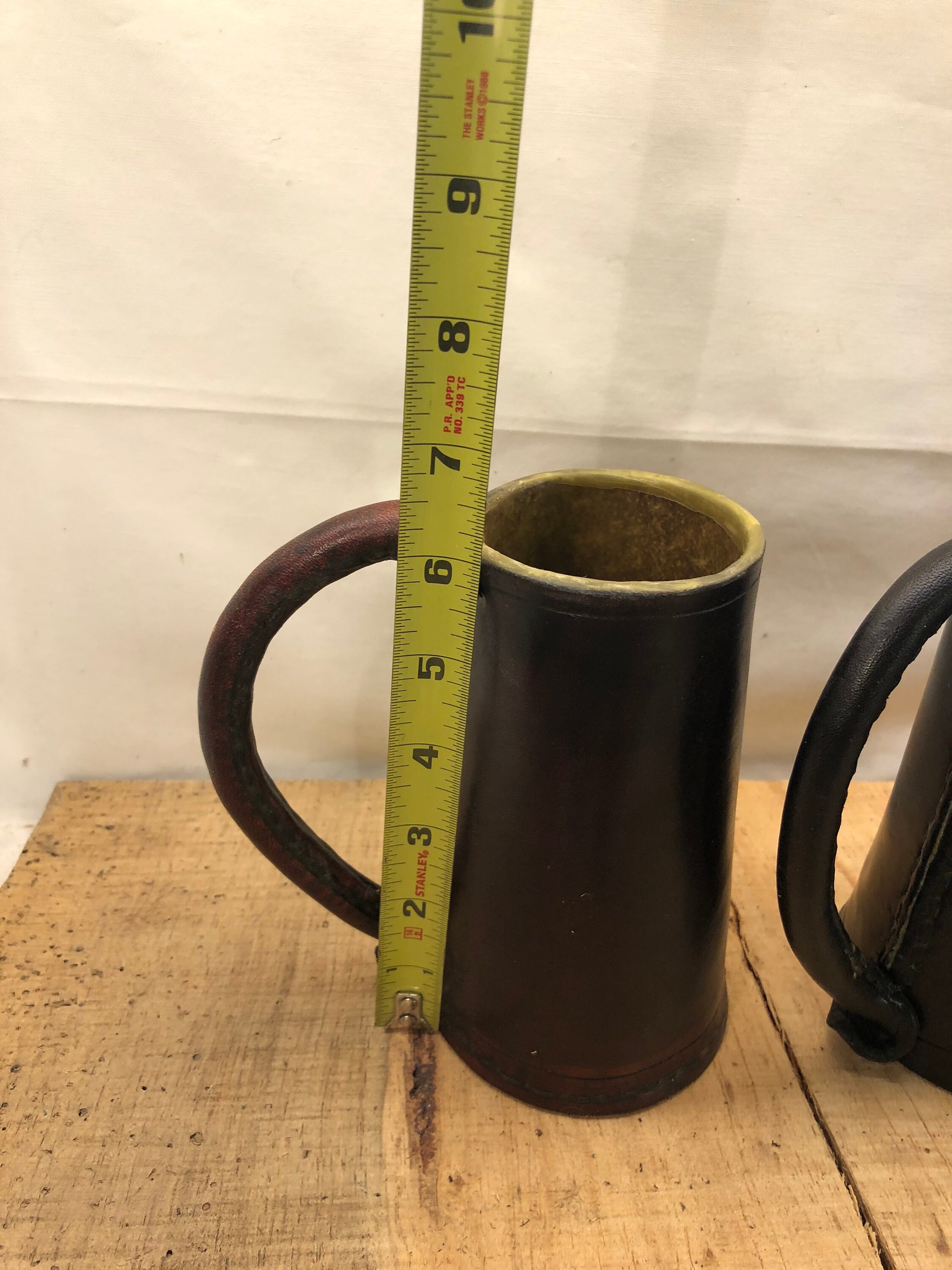 Leather Tankard Leather Jack Leather Beer Stein - Etsy