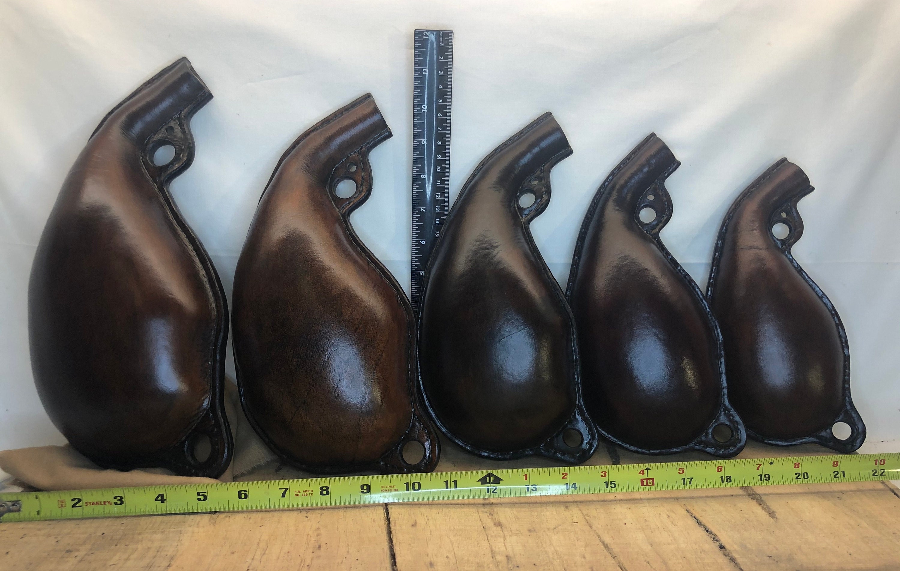 Kidney Shaped Leather Water Skin Leather Bottle Leather - Etsy Canada