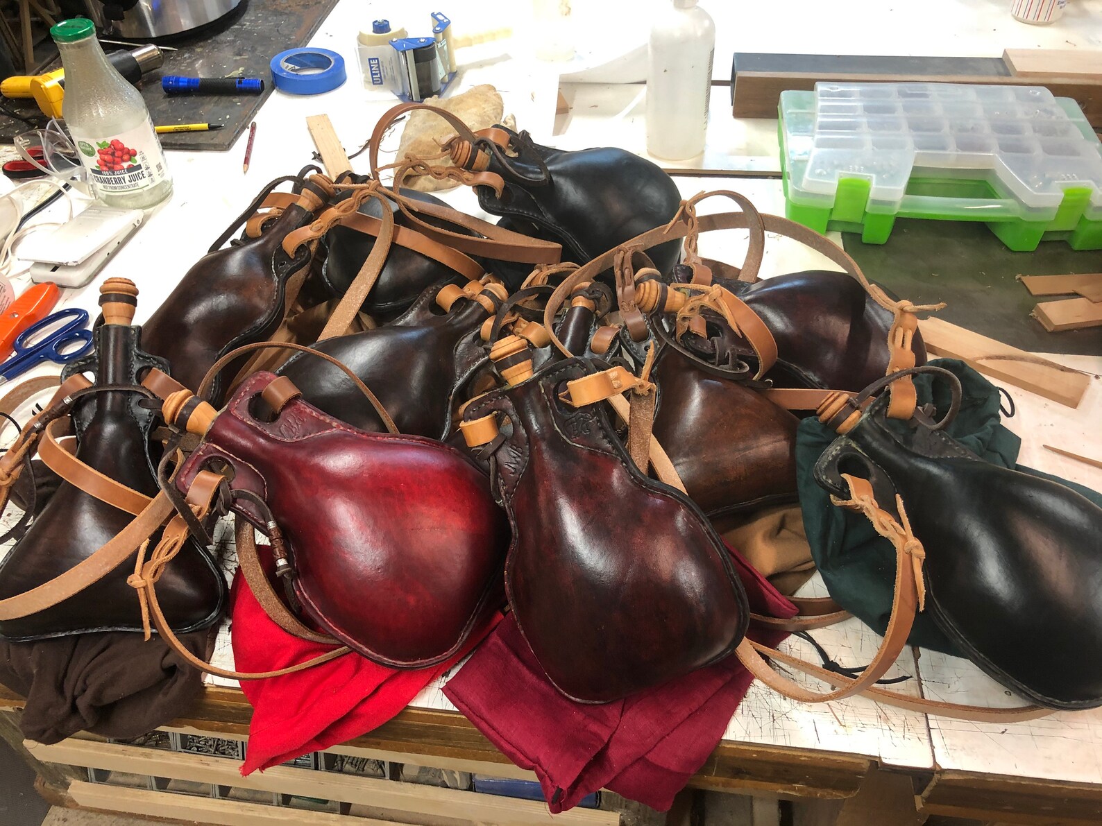 Round Leather Water Skin Leather Bottle Leather Wineskin - Etsy UK