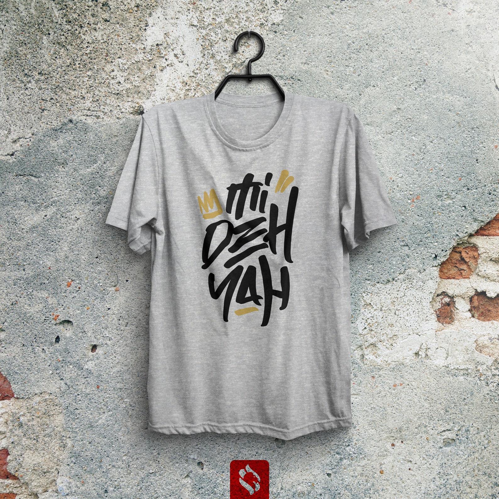 Mi Deh Yah Rasta Saying Graffiti Tag Style Unisex Reggae - Etsy