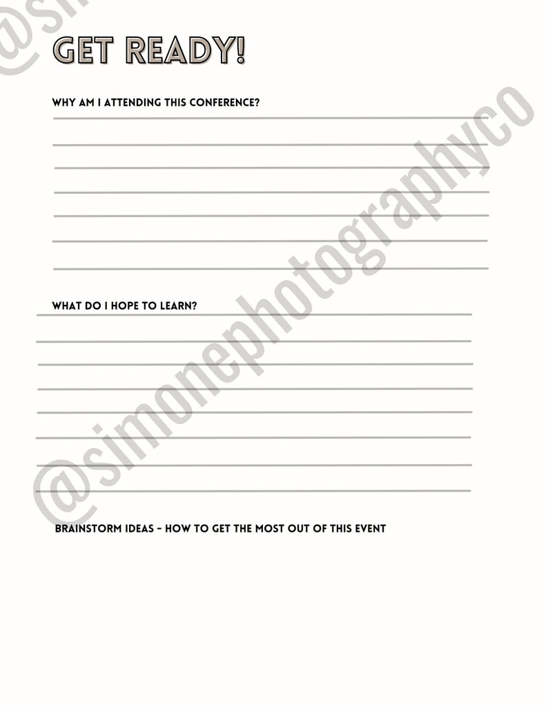 Digital Journal, Printable Business Journal. Guided Notebook for ...