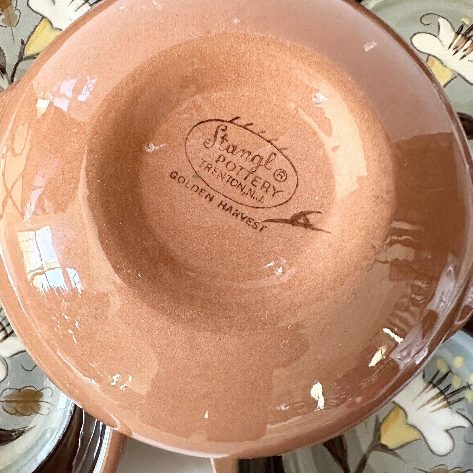 Lot of 5 Stangl Pottery 6-1/8 Lugged Soup Bowls Handles - Etsy