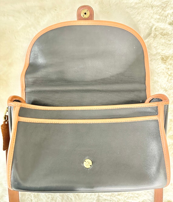 Rare Vintage Coach Spectator Roll Bag Navy/British Ta… - Gem