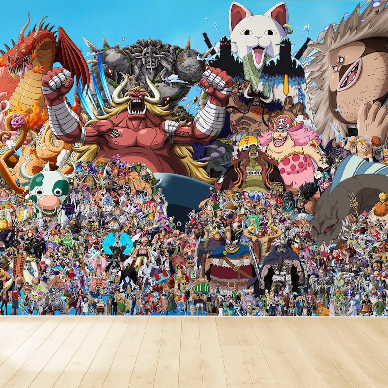 One Piece Mural - Etsy
