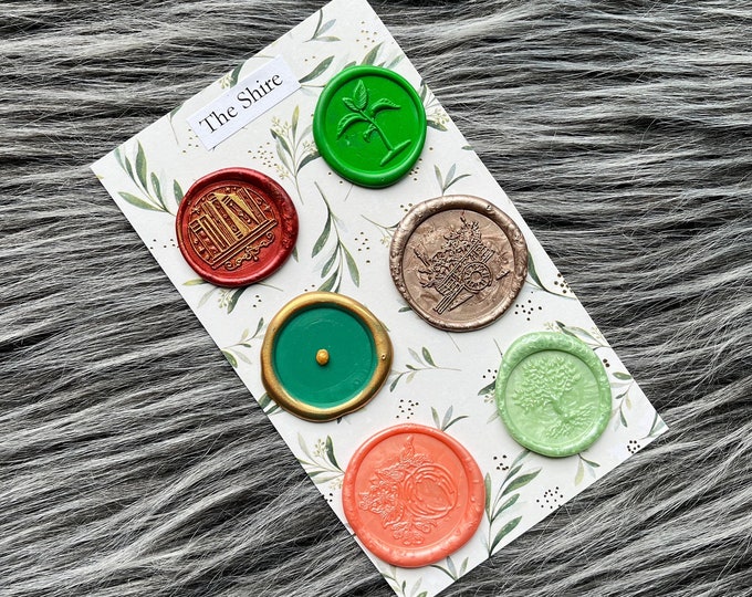 The Shire Lord of the Rings Hobbit Frodo Bilbo Self-adhesive Wax Seal ...