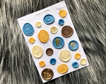Thetis Song of Achilles Self-adhesive Wax Seal Stamp Sticker | Etsy