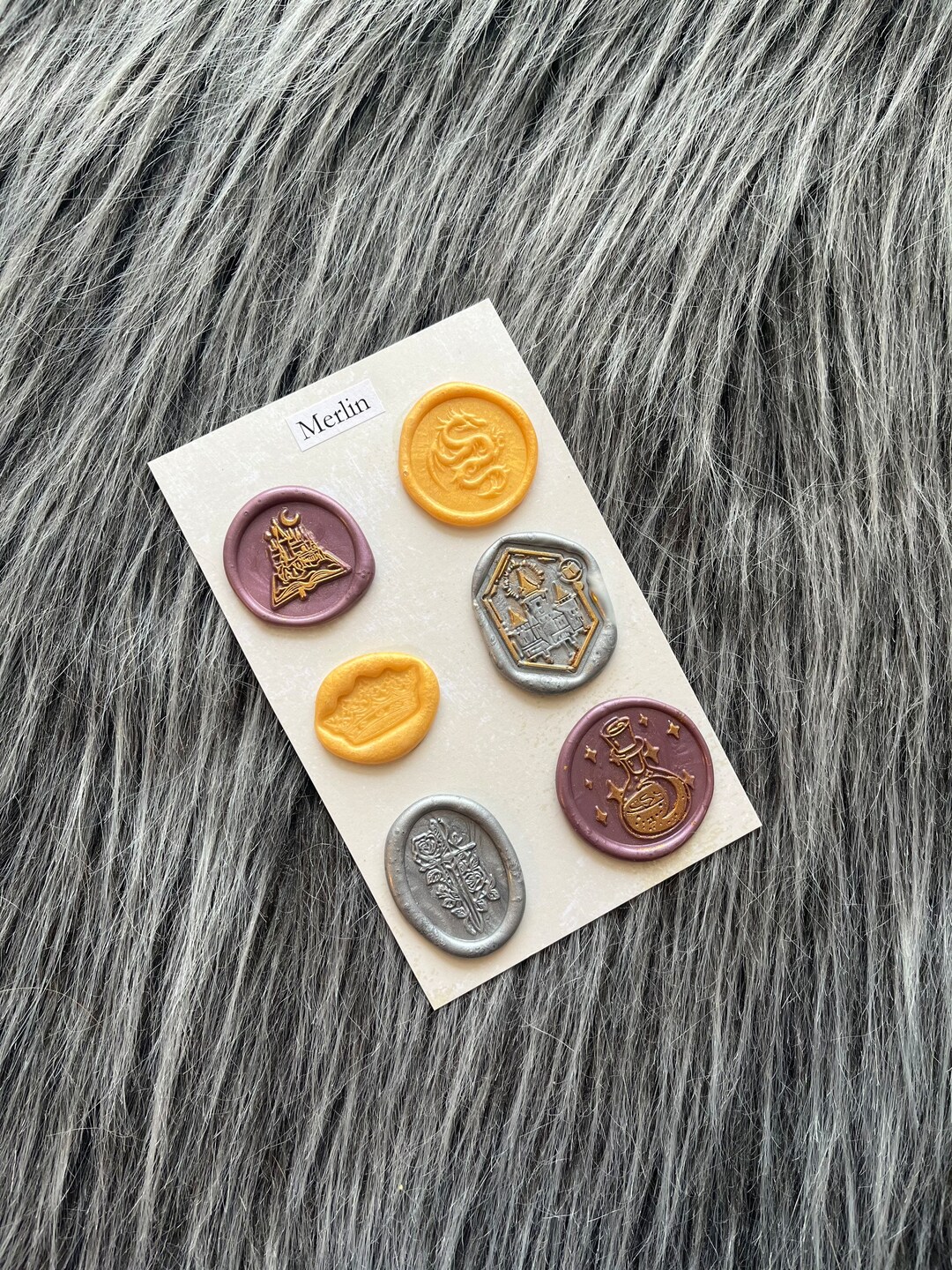 Merlin Camelot Fantasy Potion Magic Self-adhesive Wax Seal - Etsy