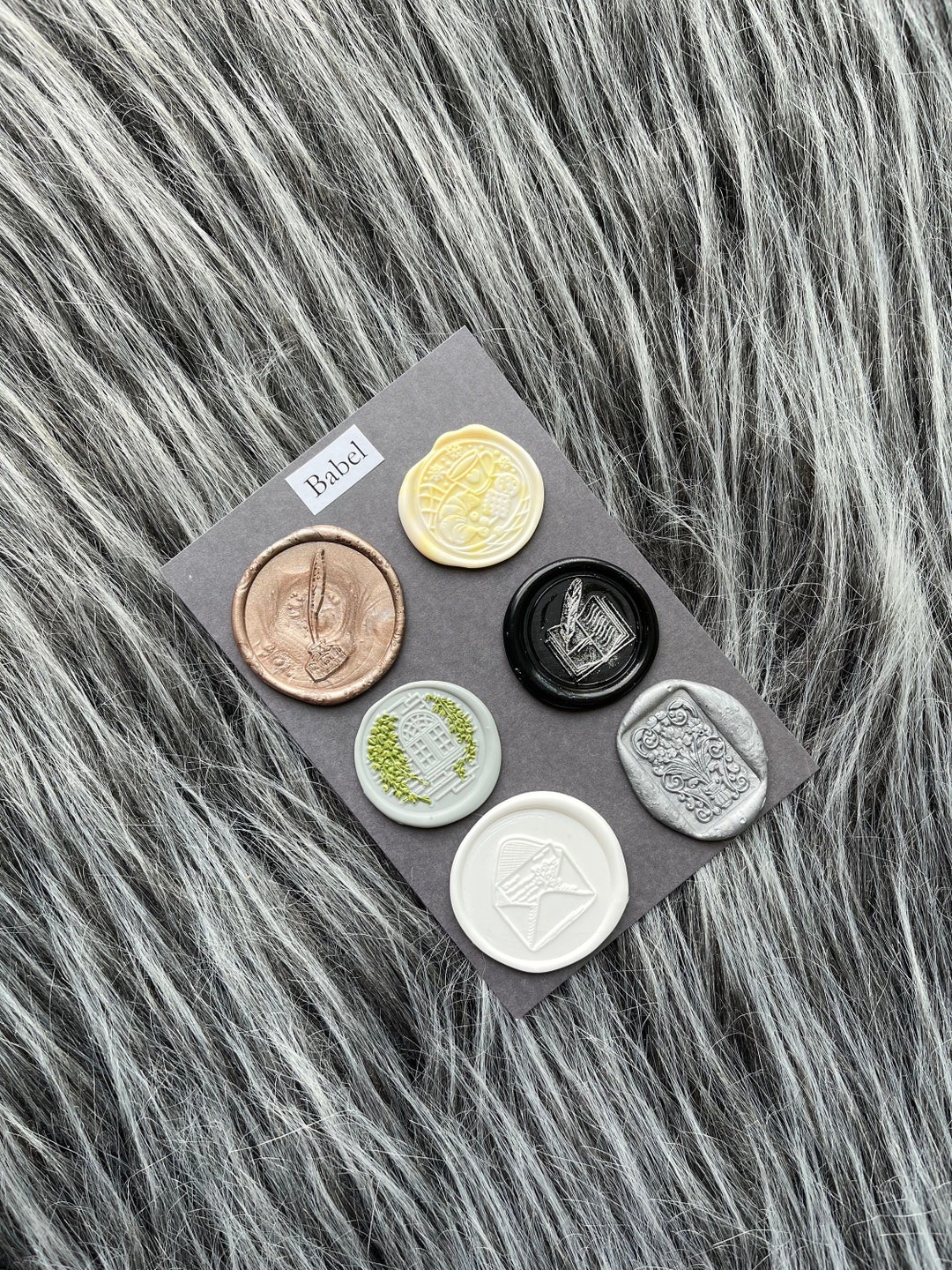 Babel Inspired Book Oxford Self-adhesive Wax Seal Stamp Sticker Set - Etsy