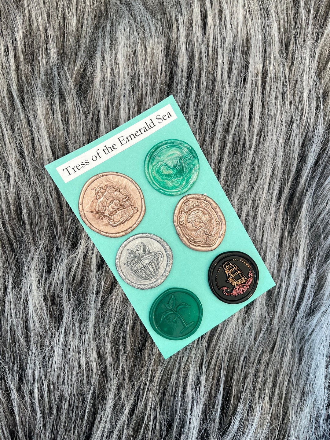 Tress of the Emerald Sea Fantasy Brandon Sanderson Self-adhesive Wax ...