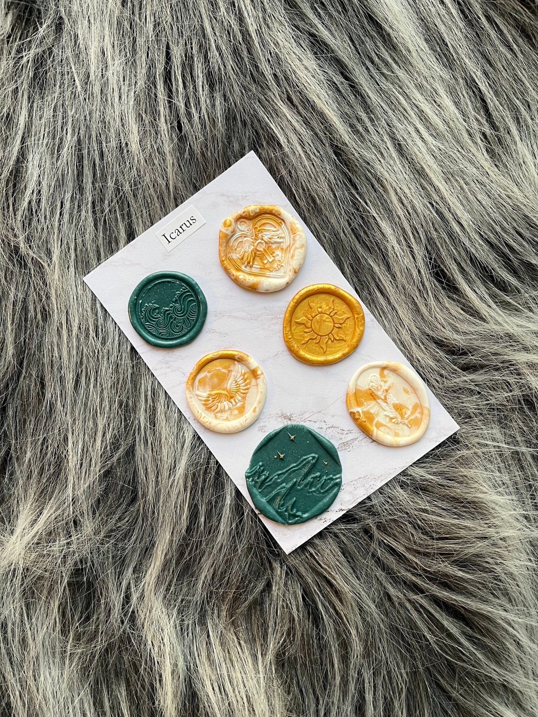 Icarus Mythology Self-adhesive Wax Seal Stamp Sticker Set - Etsy