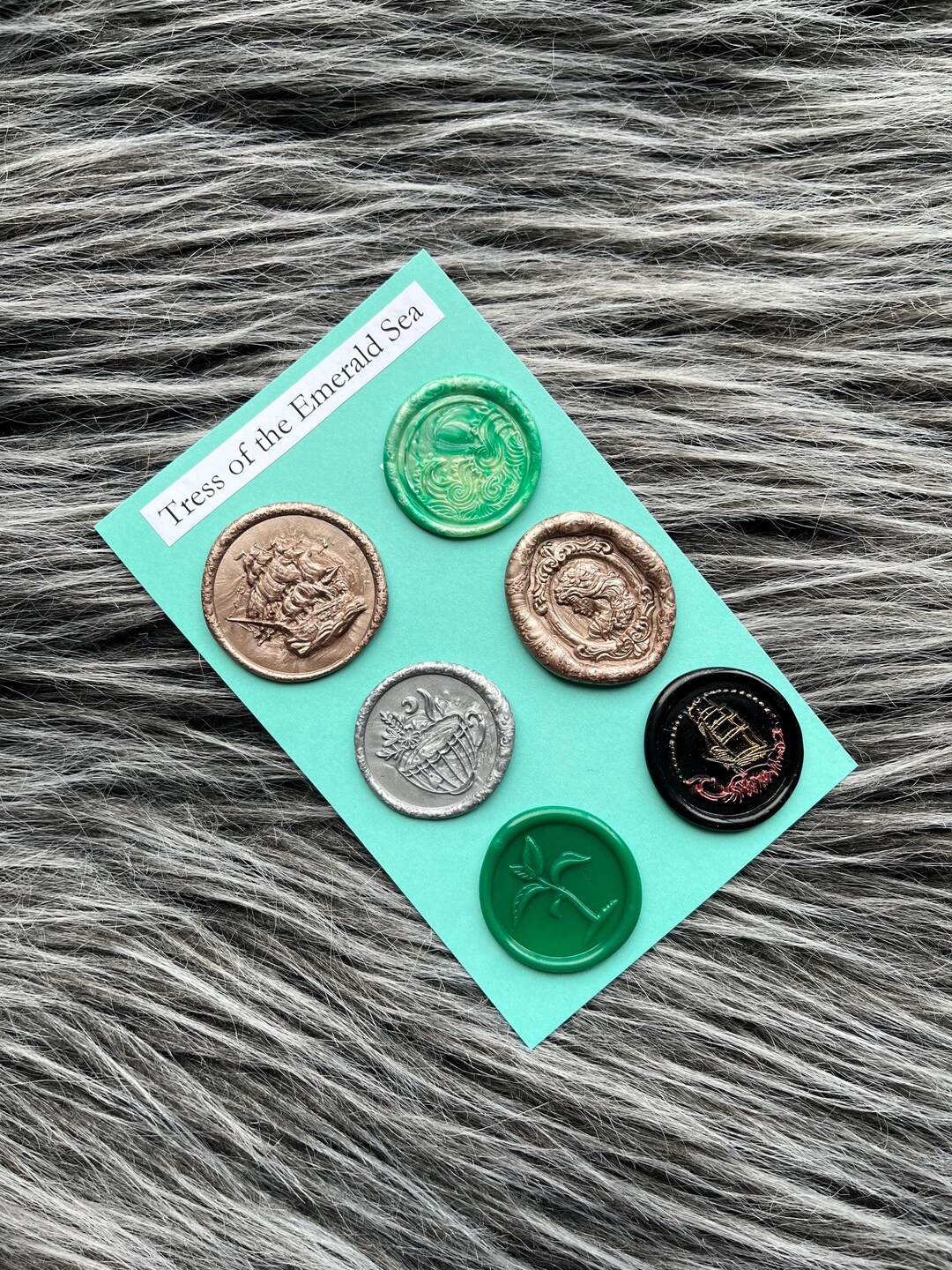 Tress of the Emerald Sea Fantasy Brandon Sanderson Self-adhesive Wax ...