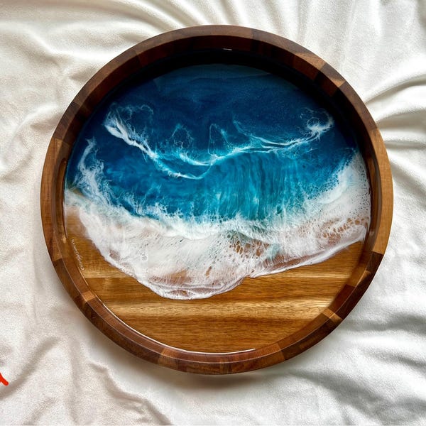 Resin Serving Tray - Etsy