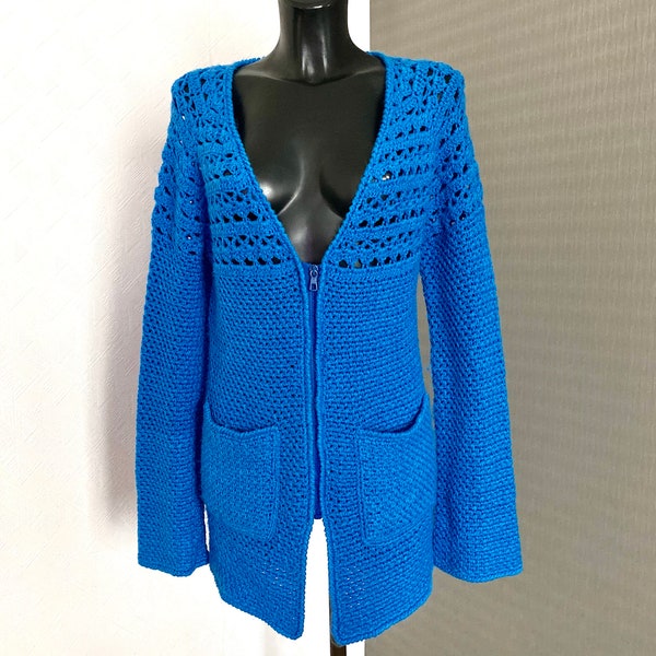 Hand Knit Jacket - Etsy