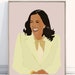 Kamala Harris Print, Kamala Harris Wall Art, Powerful Woman Printable ...