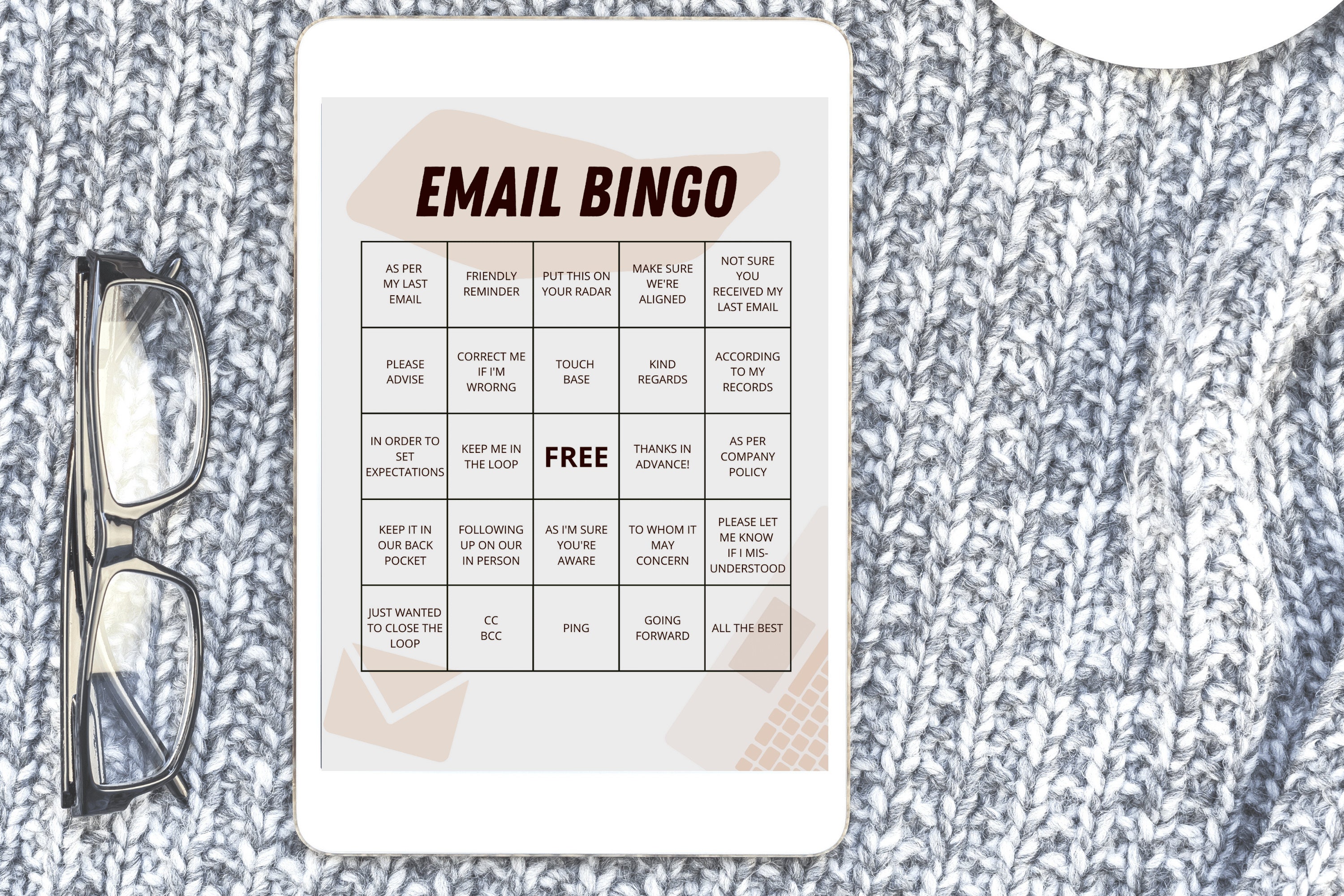 Email Bingo Office Wall Art | Workplace Office Bingo - Etsy