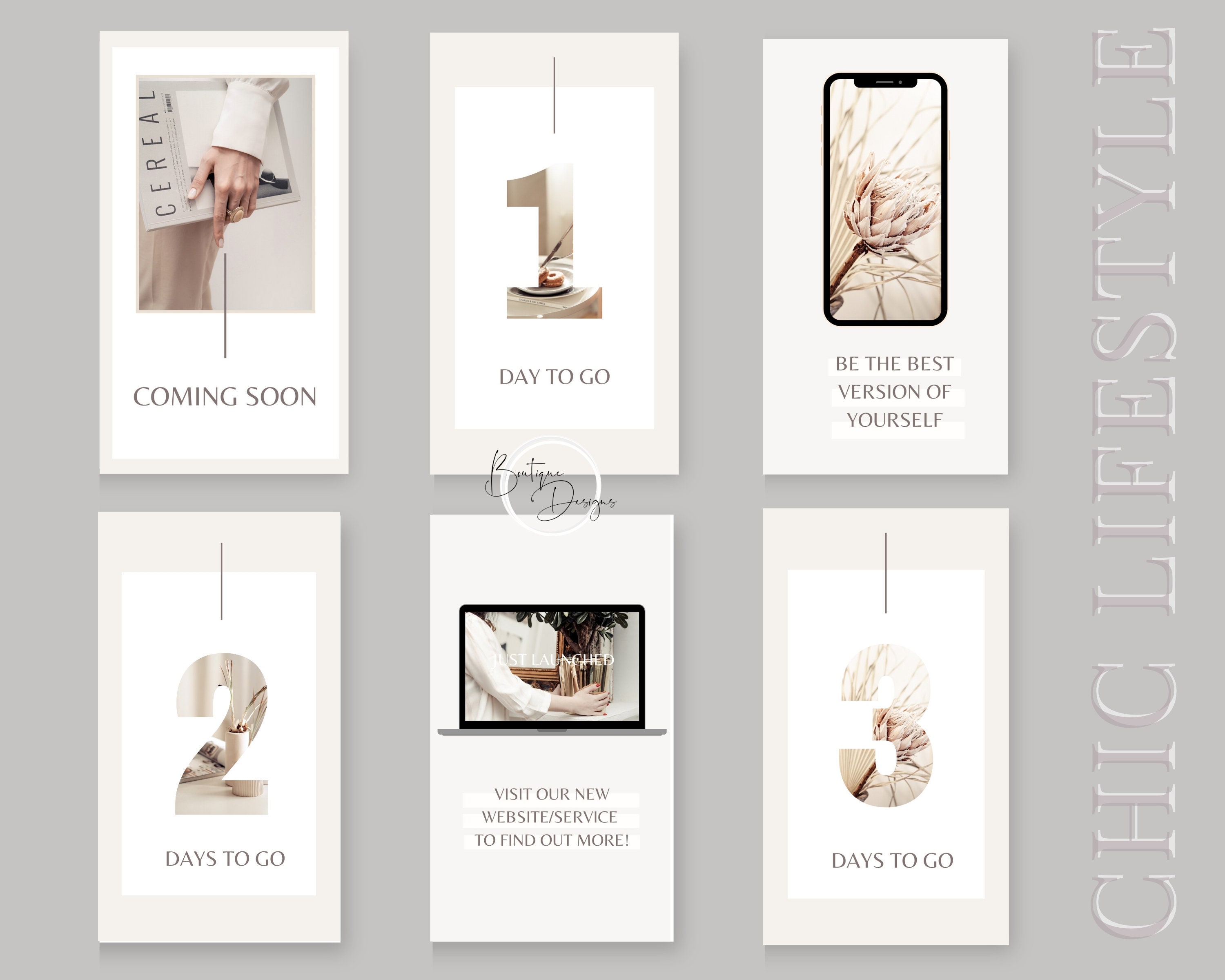 Marketing Instagram Story Canva Templates for Lifestyle - Etsy
