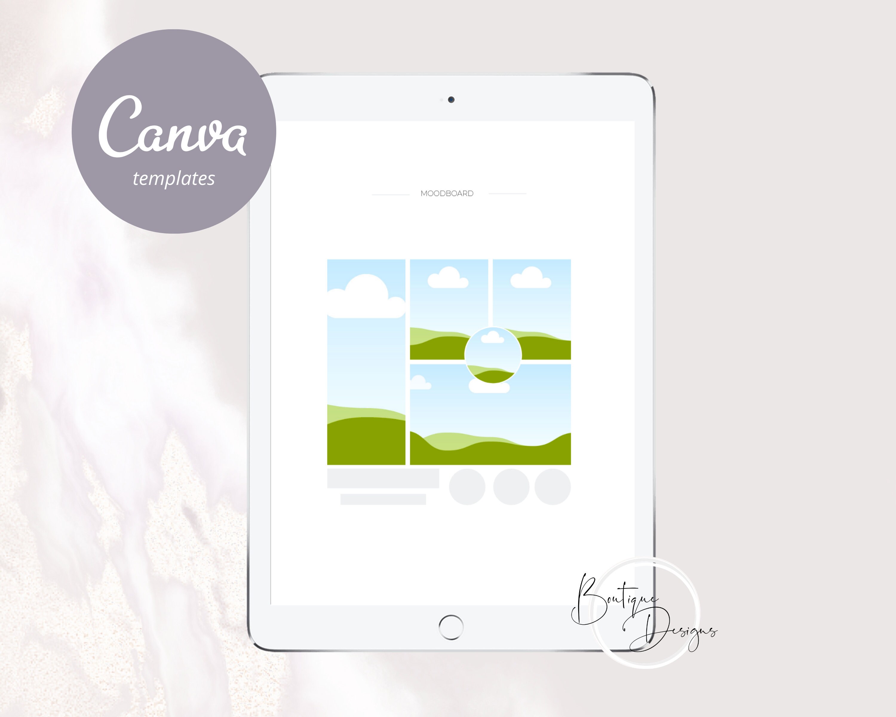 Elegant Brand Style Guide and Mood Board Templates - Digital Storyboard ...