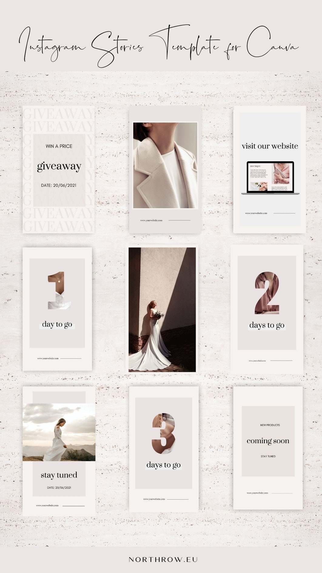 Ultimate Fashion Marketing Social Media Story Canva Templates for ...