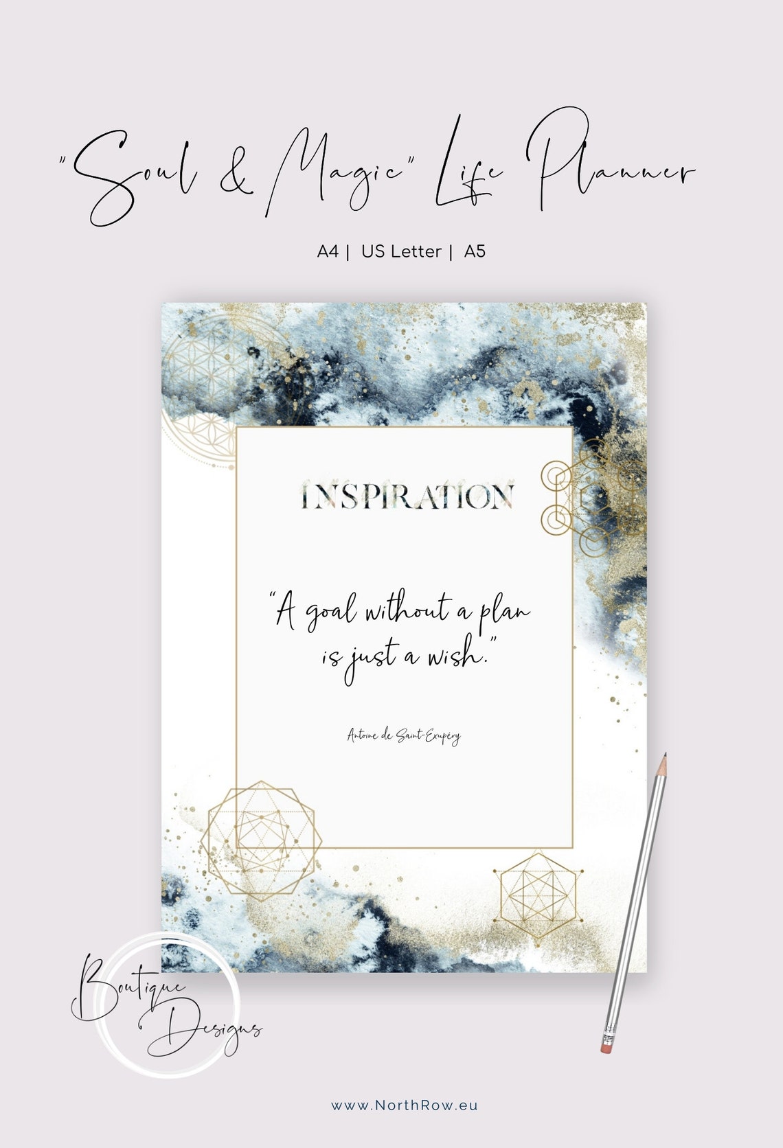 Bundle Soul and Magic Life Planner Printables: Goal Planner, Budget ...