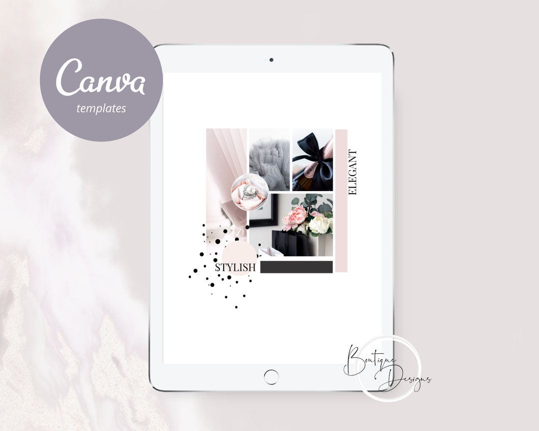 Elegant Brand Style Guide and Mood Board Templates - Digital Storyboard ...