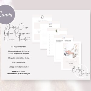 Elegant Marketing & Social Media Canva Template BUNDLE: Ebook, Program ...