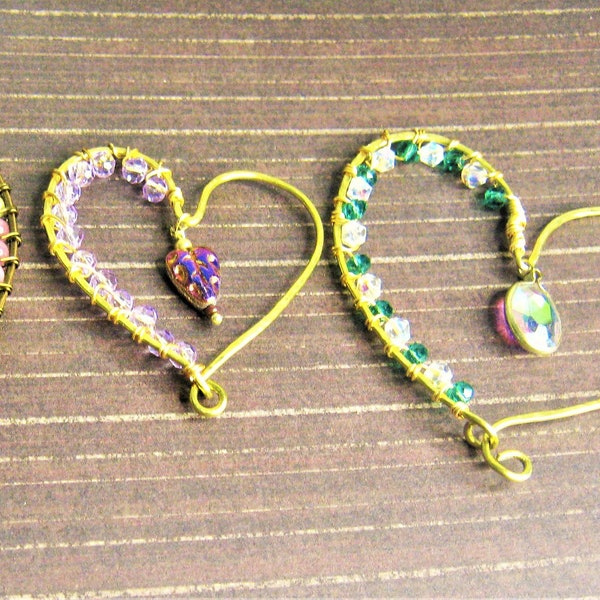 Wire Hearts Etsy