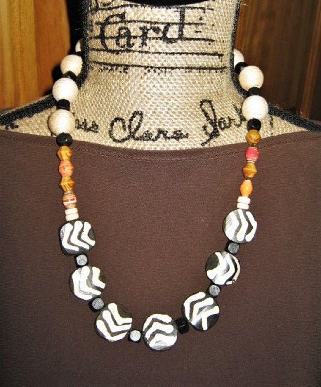 Women's Tribal Jewelry Set/african Ethnic Beads/boutique Jewelry/ghana ...