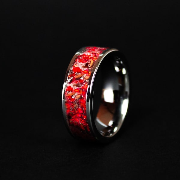 Red Glow Ring - Etsy