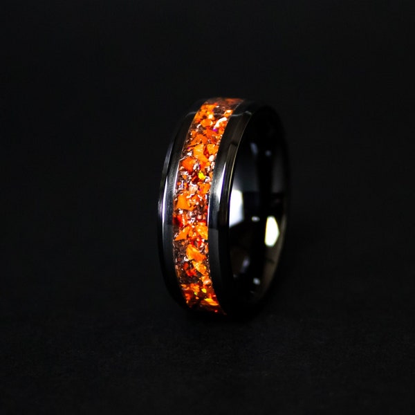 Meteorite Ring - Etsy