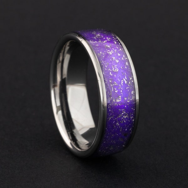Purple Wedding Ring - Etsy